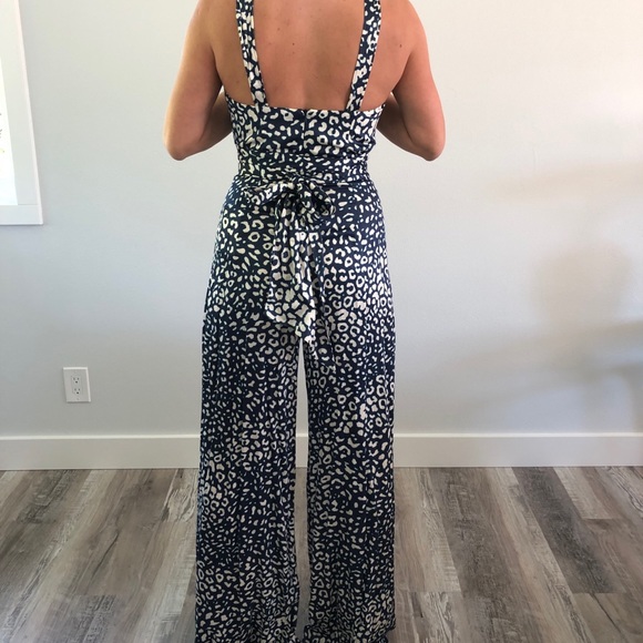Alexis | Pants & Jumpsuits | Alexis Jumpsuit Size S Animal Print Blue ...